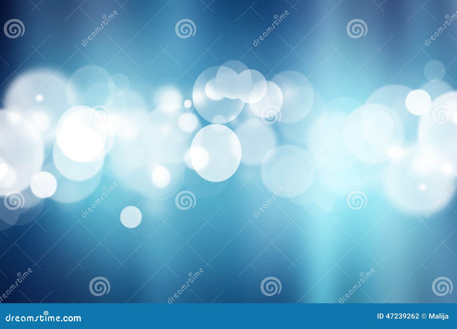 Abstract Blue Bokeh Background Stock Illustration - Illustration of ...