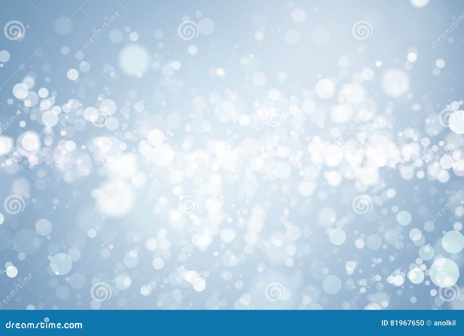 Abstract Blue Bokeh Background. Stock Illustration - Illustration of ...