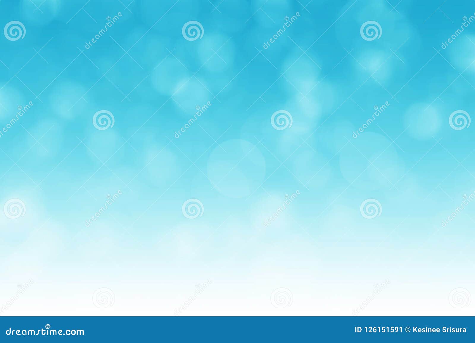 Abstract Blue Bokeh Background Stock Image - Image of winter, year ...