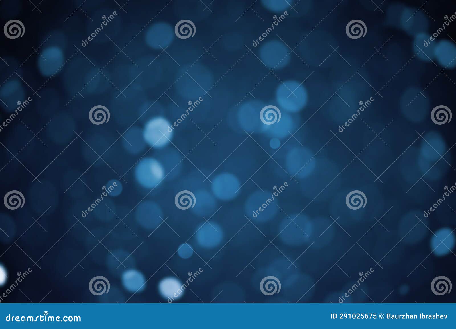 Abstract Blue Bokeh Defocus Glitter Background Stock Image ...