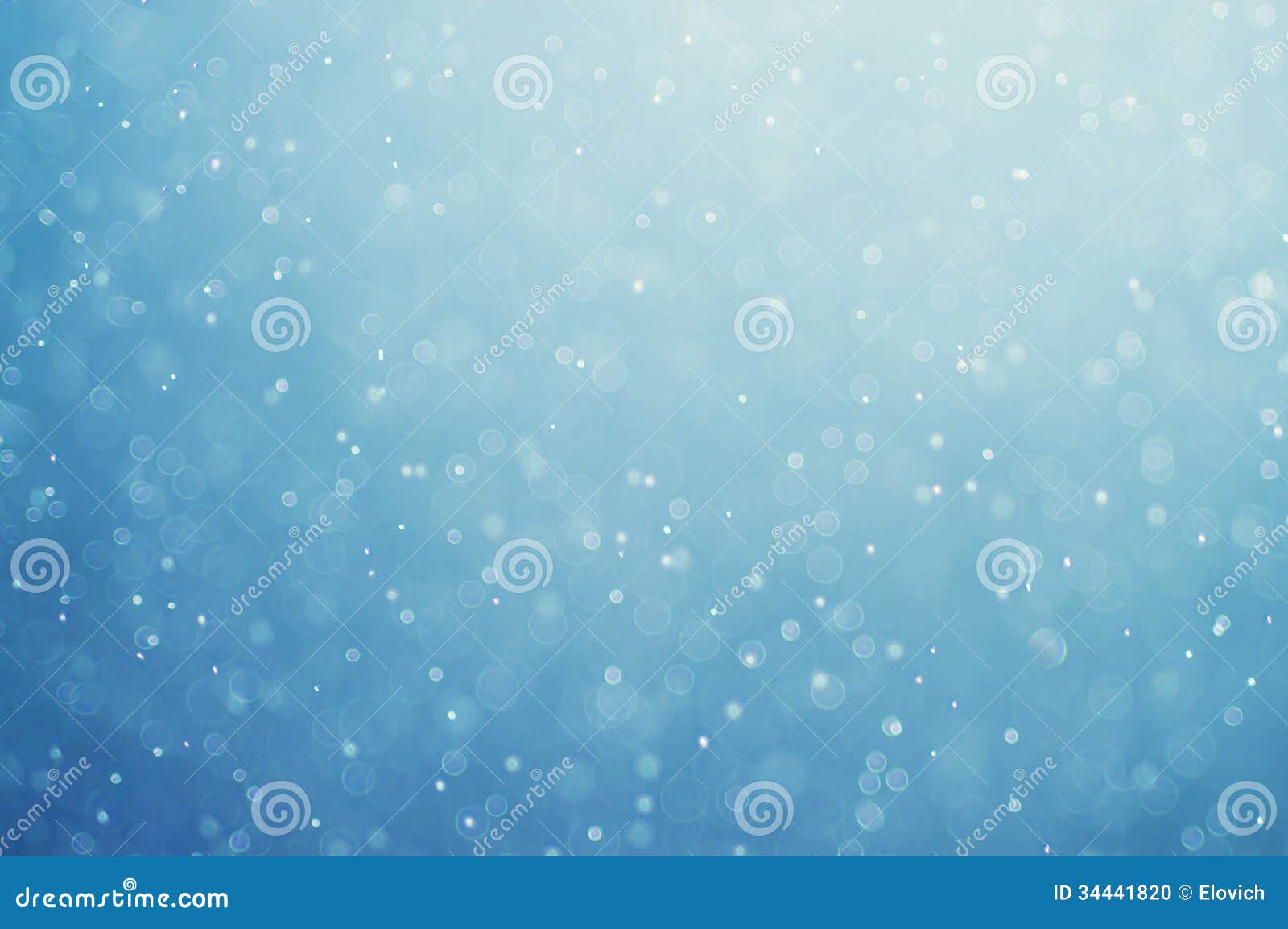 Abstract Blue Bokeh Defocused Background Stock Photo - Image of ...