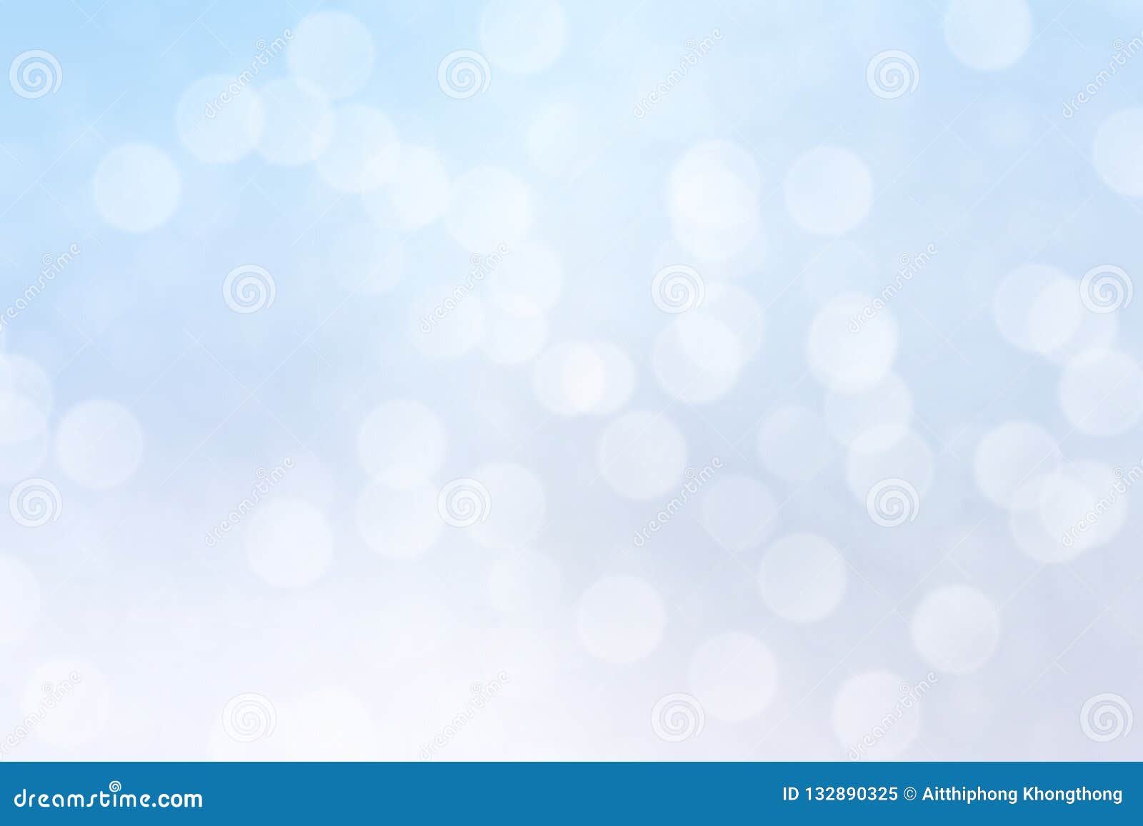 Abstract Blue Bokeh Lights Effect, Soft Blurred Background Stock Image ...