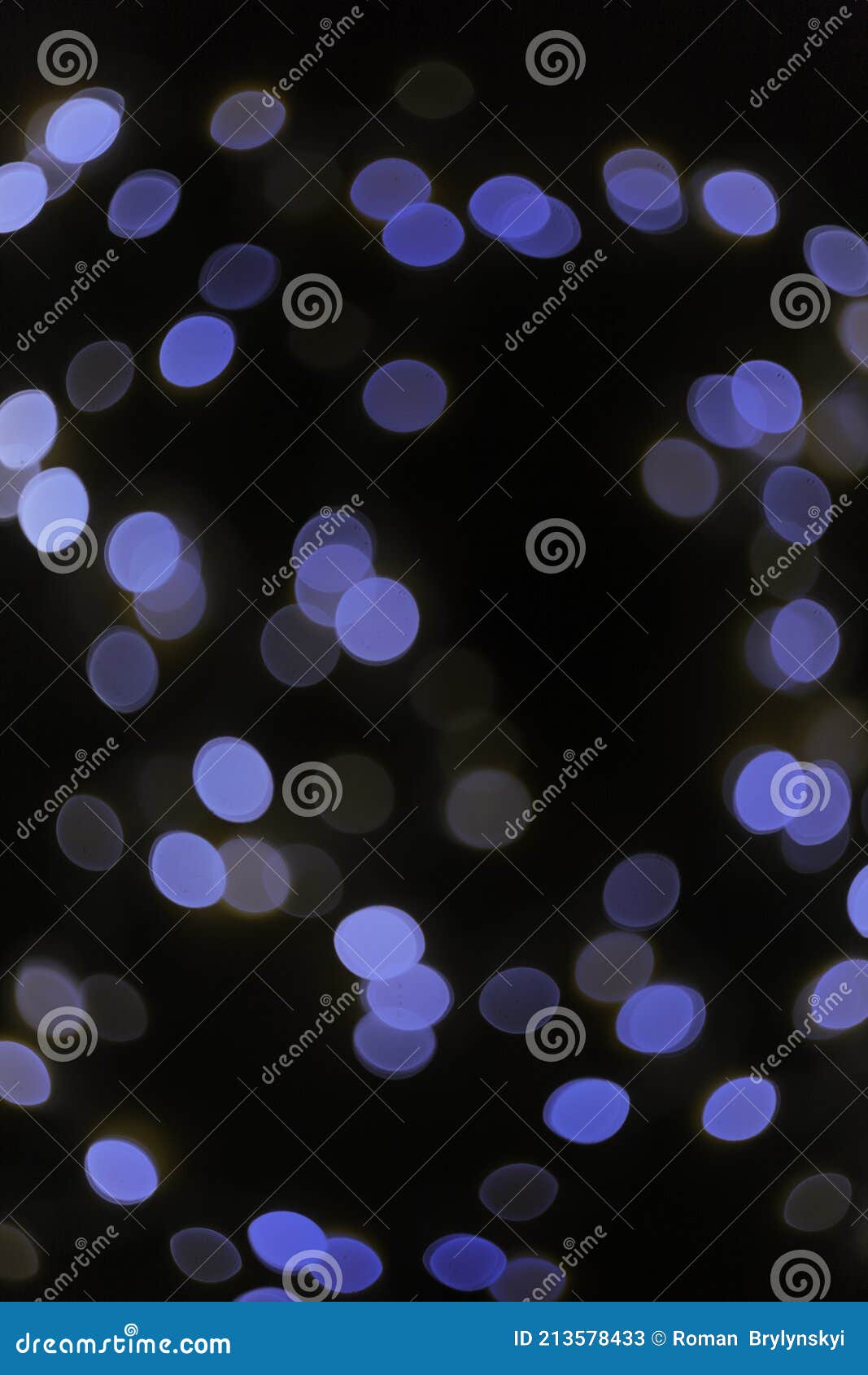 Abstract Blue Bokeh Texture on Dark Background. Bokeh. Stock ...