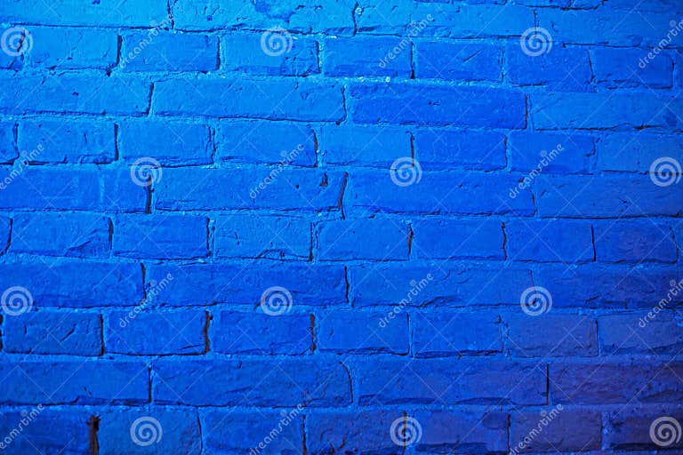 Abstract Blue Brick Background of Old Wall. Modern Stock Image - Image ...