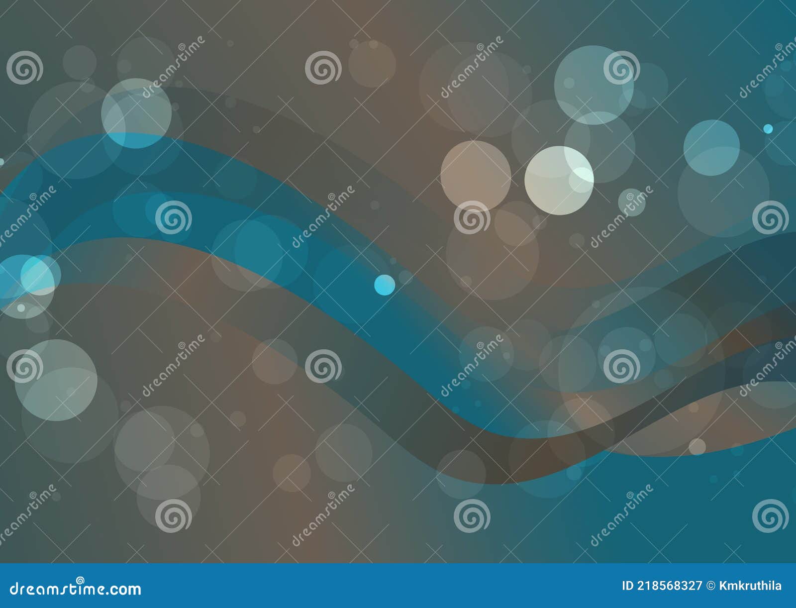 Abstract Blue and Brown Gradient Wave Background Stock Vector ...