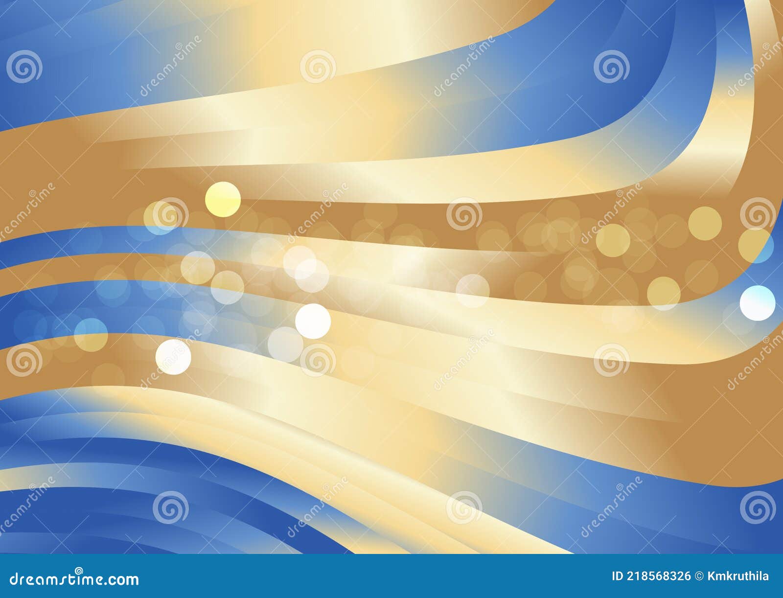 Abstract Blue and Brown Gradient Wave Background Vector Image Stock ...