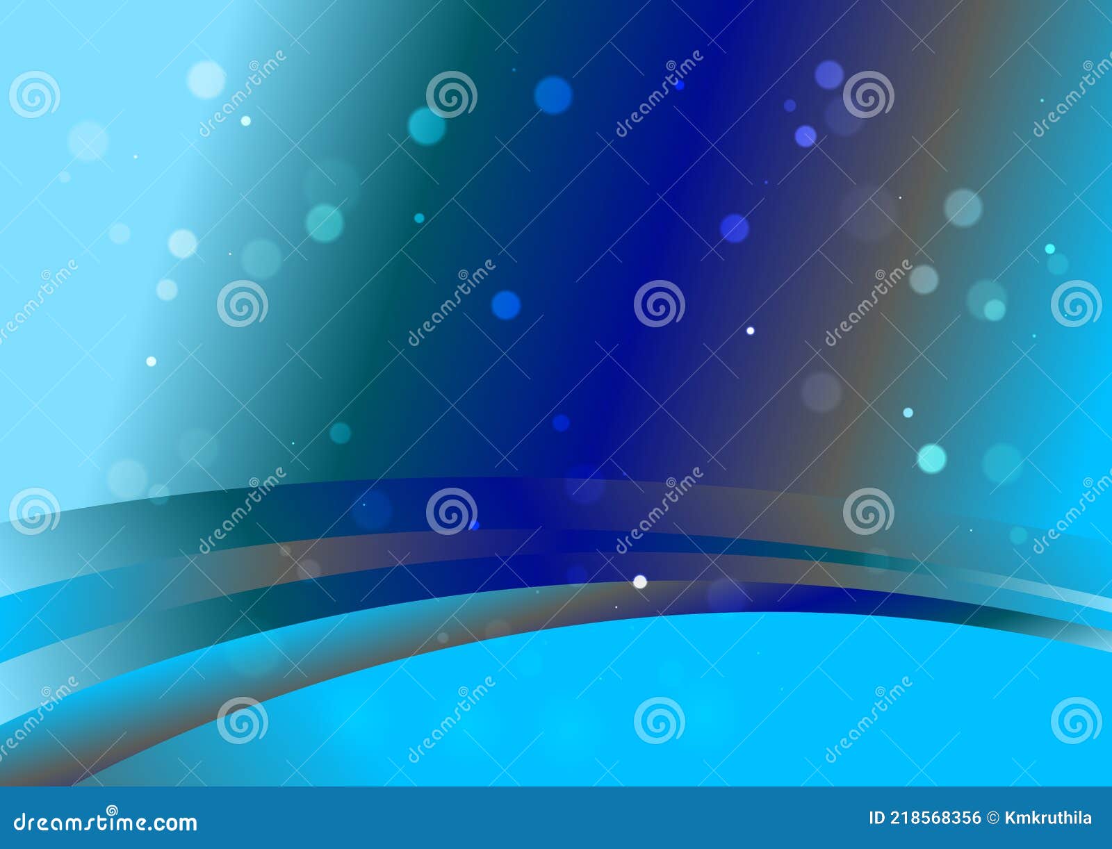 Abstract Blue and Brown Gradient Wavy Background Vector Illustration ...