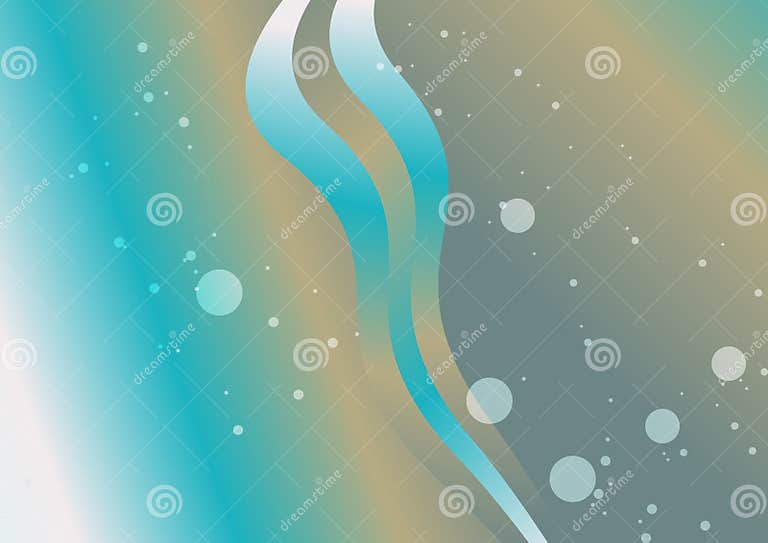 Abstract Blue Brown And White Gradient Vertical Wavy Background Graphic