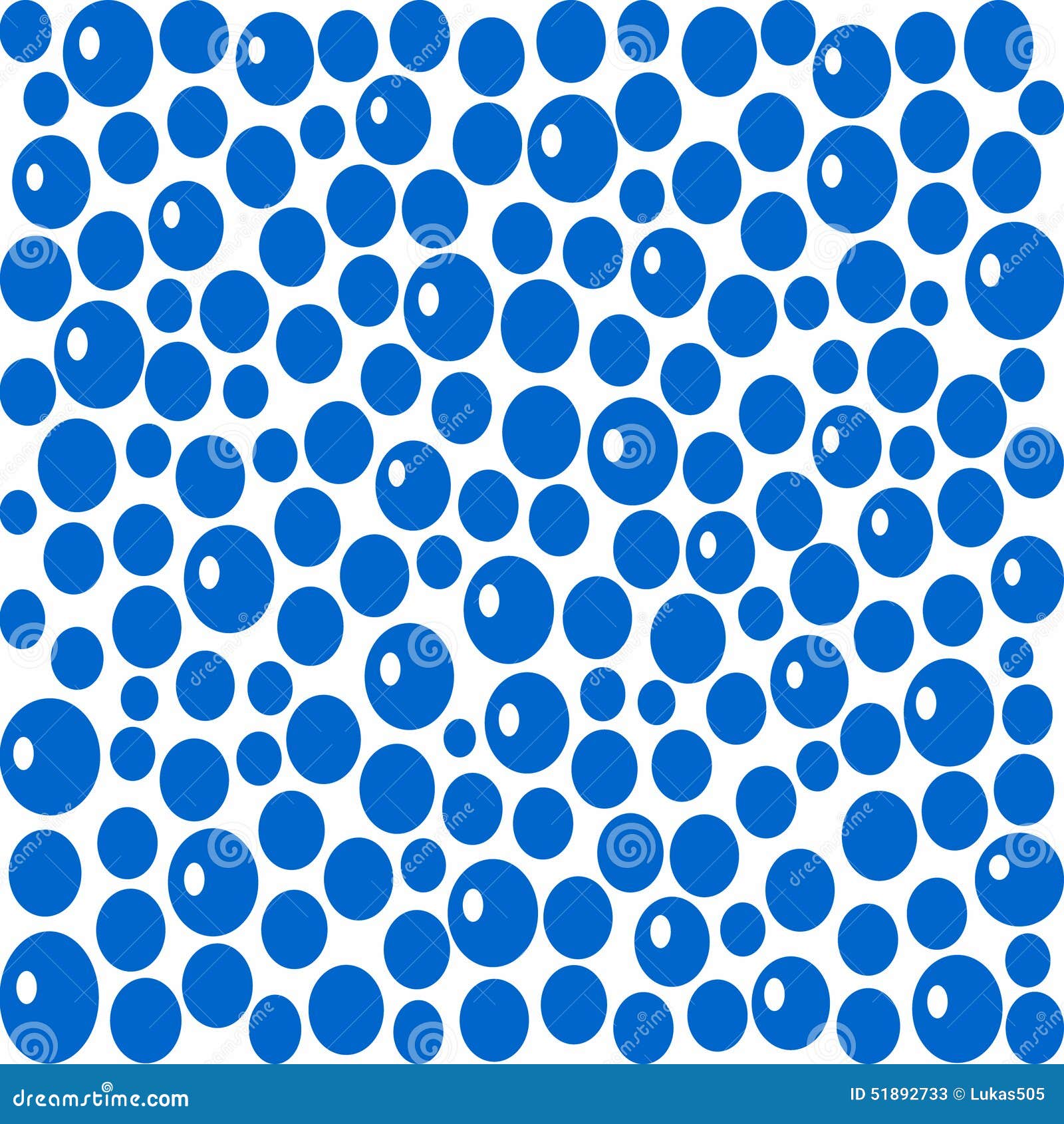 Abstract Blue Bubbles Background Stock Illustration - Illustration of ...