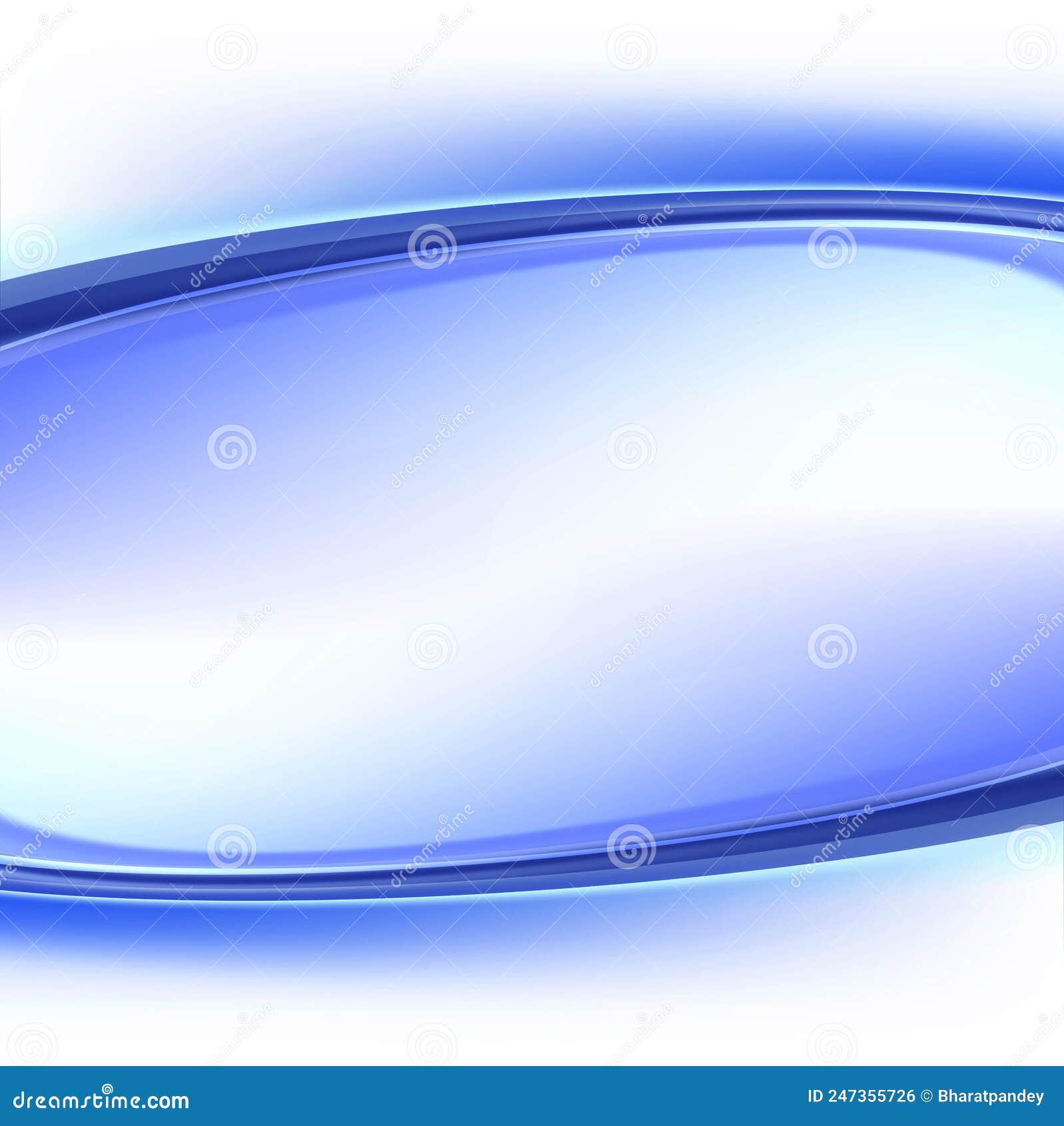 Abstract Blue Business Flowing Wave Background Stock Illustration ...