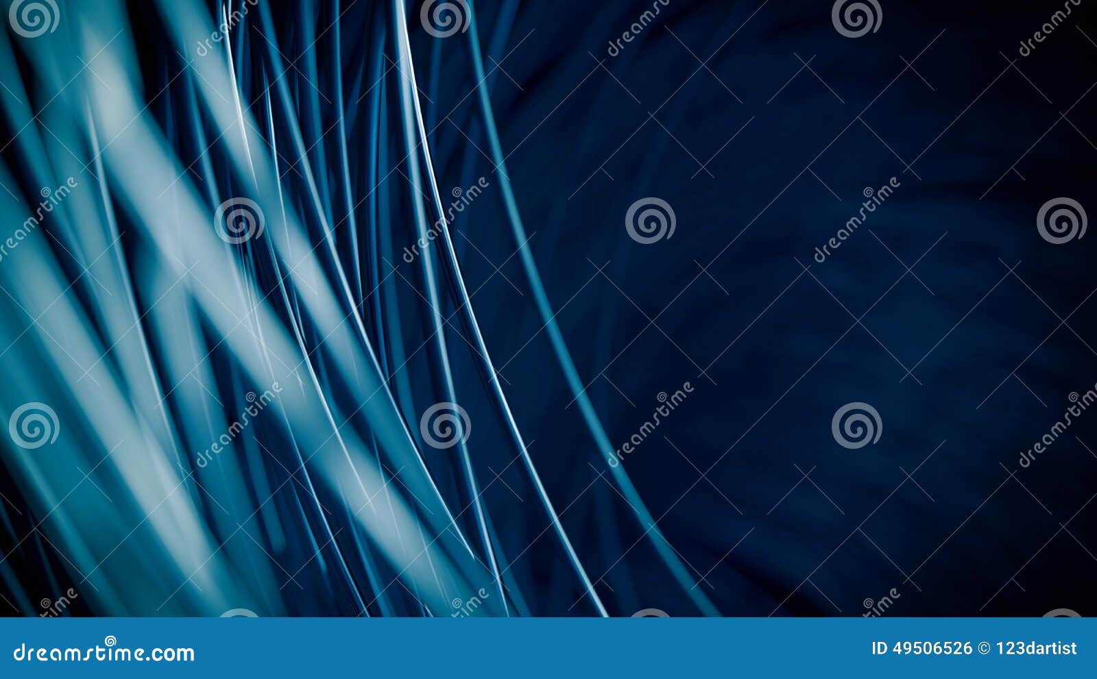 Abstract blue cables stock illustration. Illustration of design - 49506526