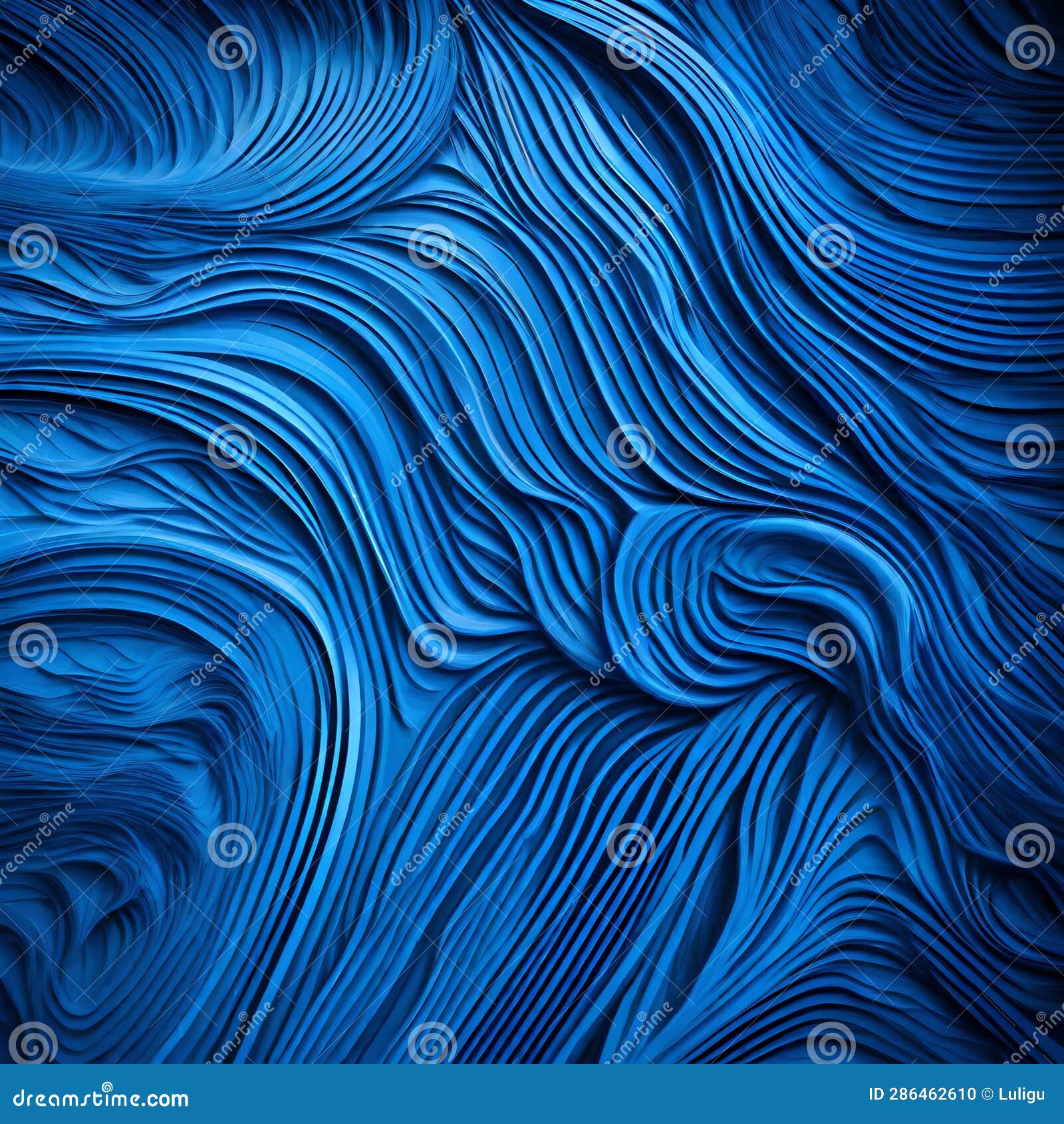 Abstract Blue Canvas: Textured Lines and Curves Stock Photo - Image of ...