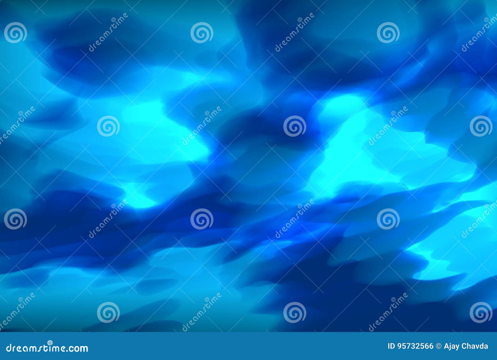 Abstract Blue Cave - Cosmic Fog Stock Photo - Image of space, render ...