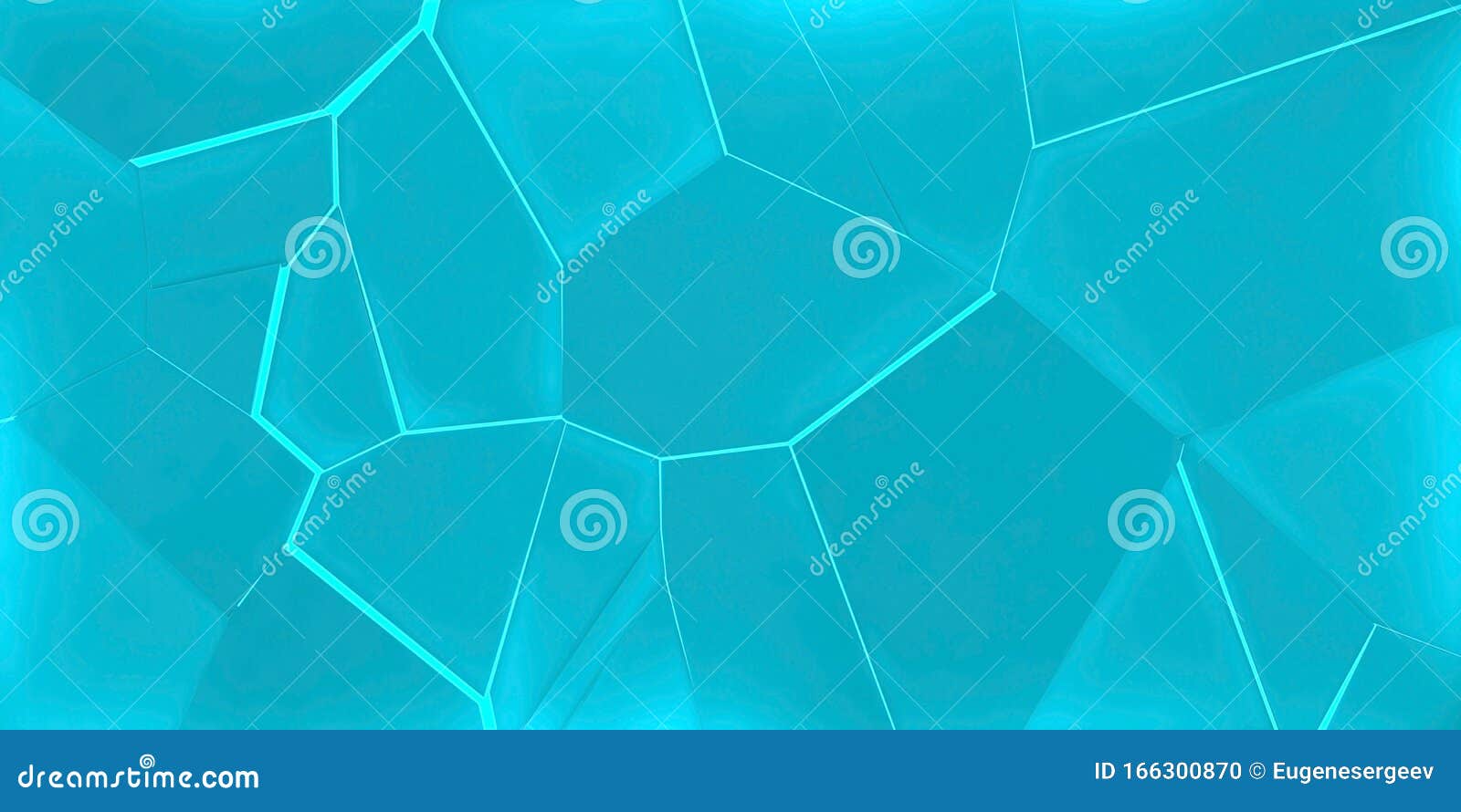 Abstract Blue Cg Background Texture, Polygonal Wall Stock Illustration ...