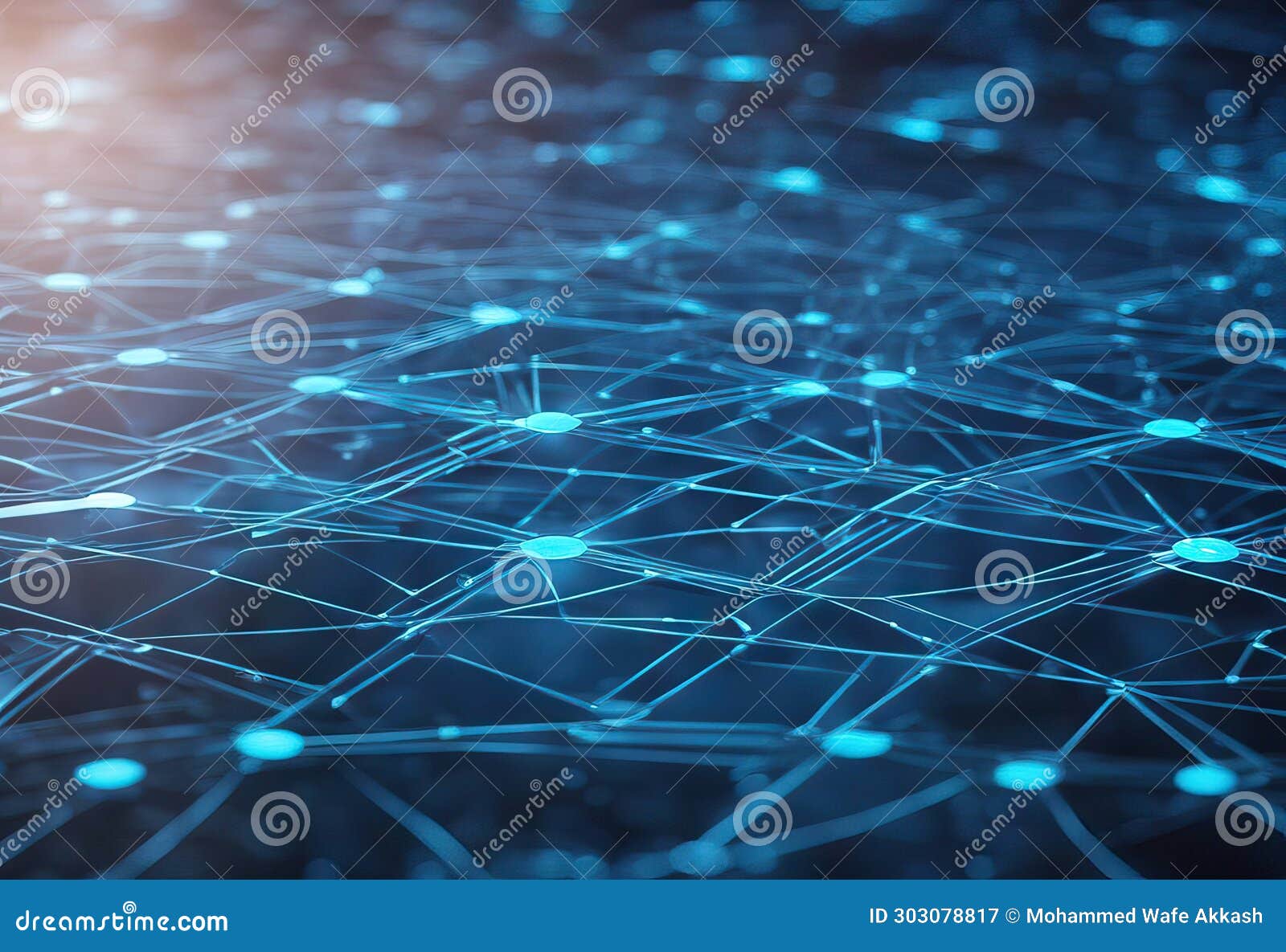 Abstract Blue Check Technology Pattern Background Stock ...
