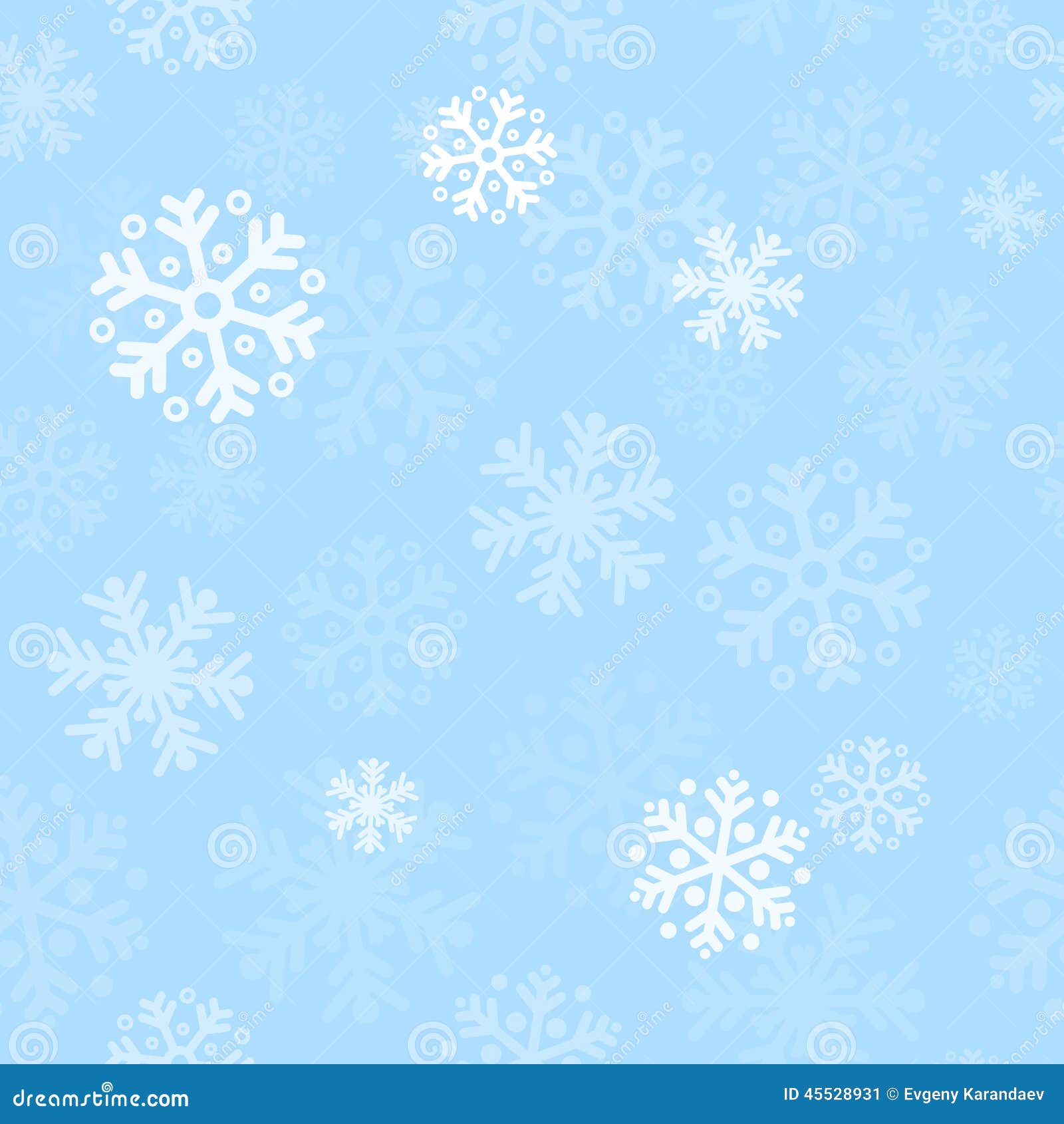 Abstract Blue Christmas Seamless Pattern Background Stock Vector ...