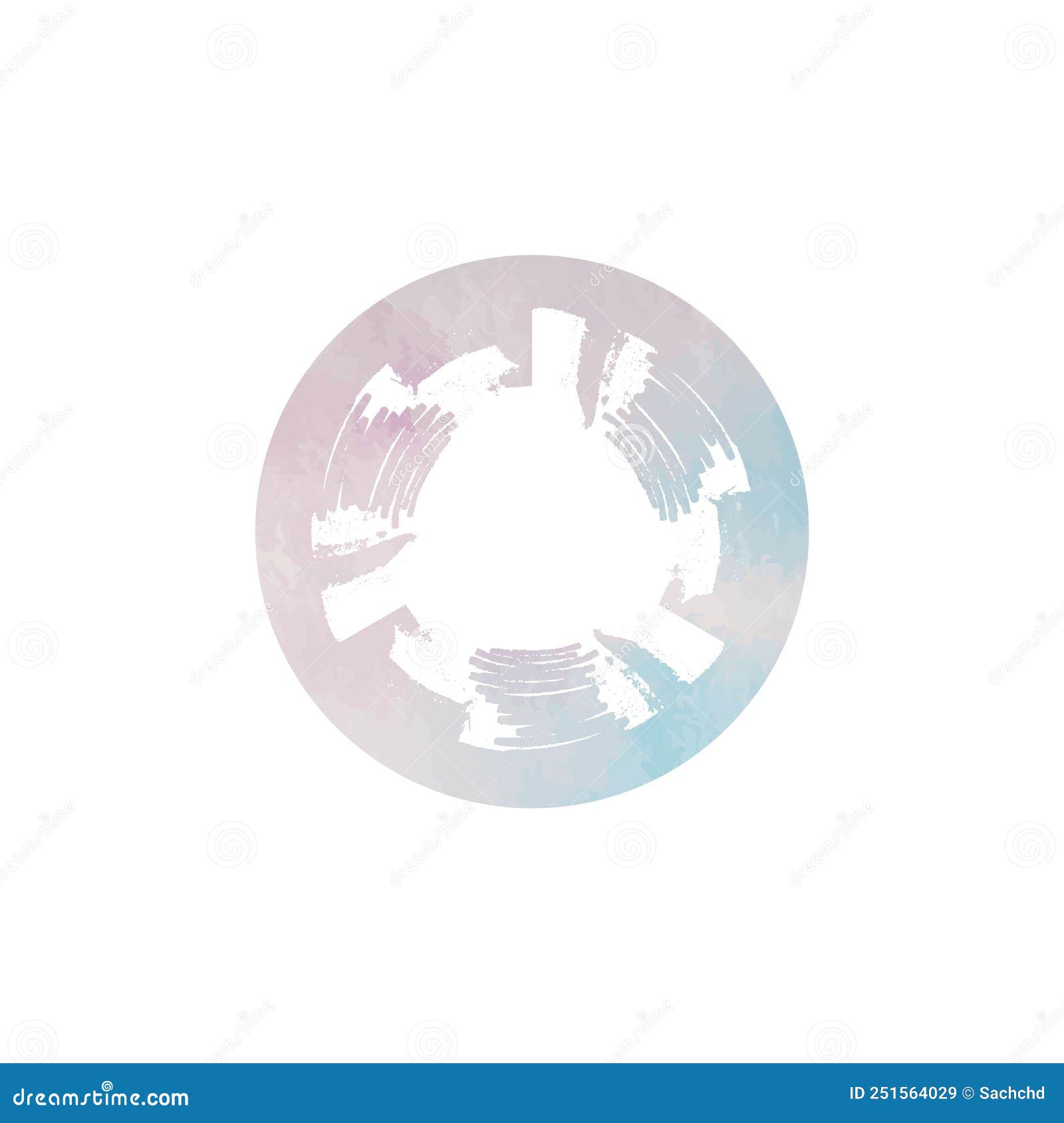 Abstract Blue Circle Background Stock Vector - Illustration of target ...