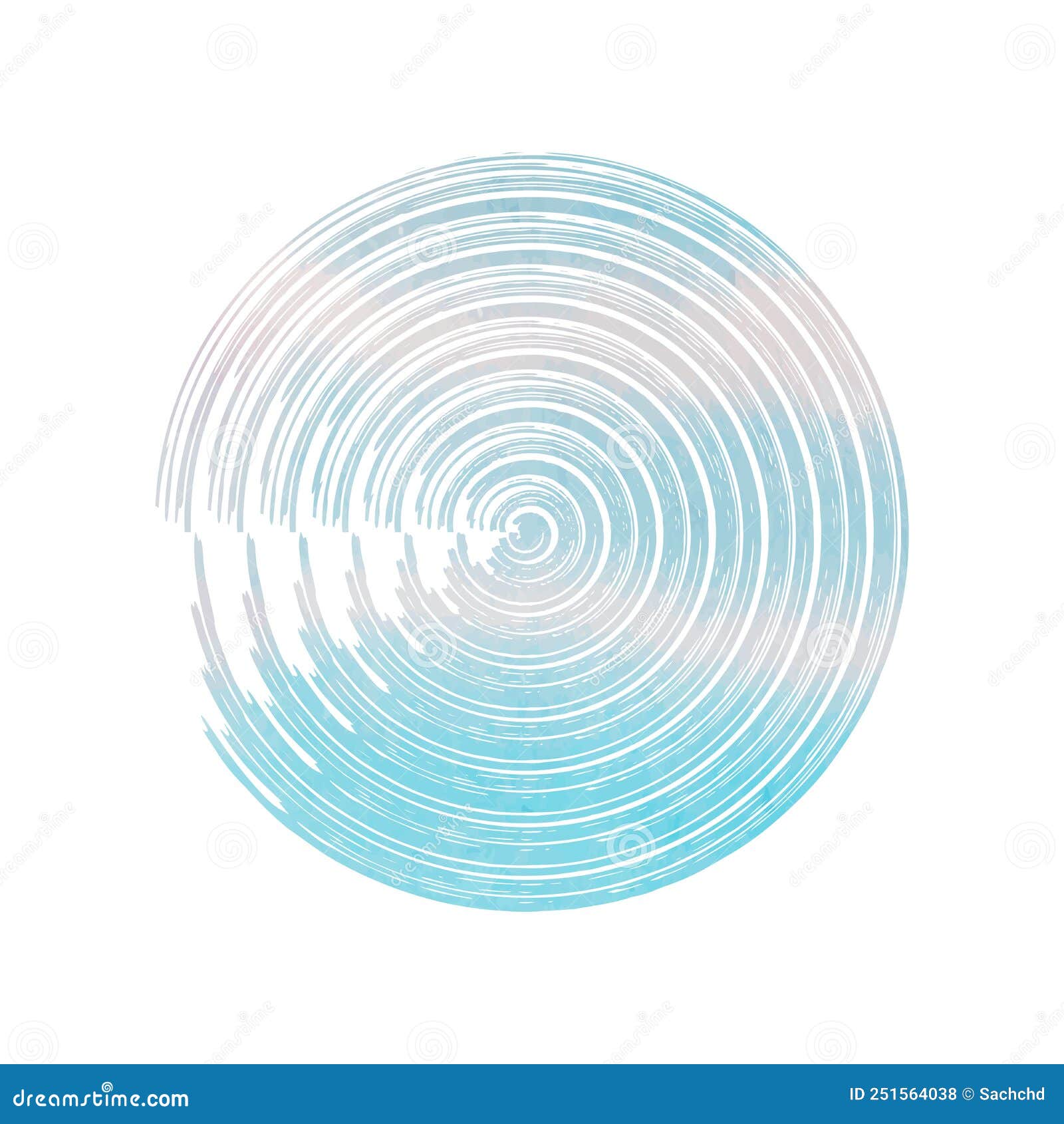 Abstract Blue Circle Background Stock Vector - Illustration of colored ...