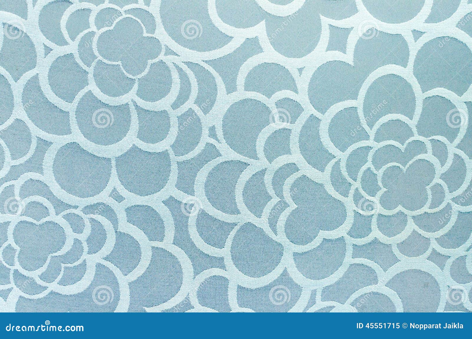 Abstract Blue Circle Fabric Texture and Background Stock Image - Image ...