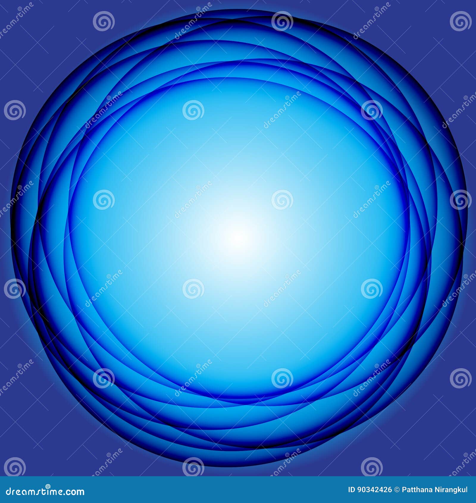 Abstract Blue Circle Lines Background Texture Vector. Stock Vector ...