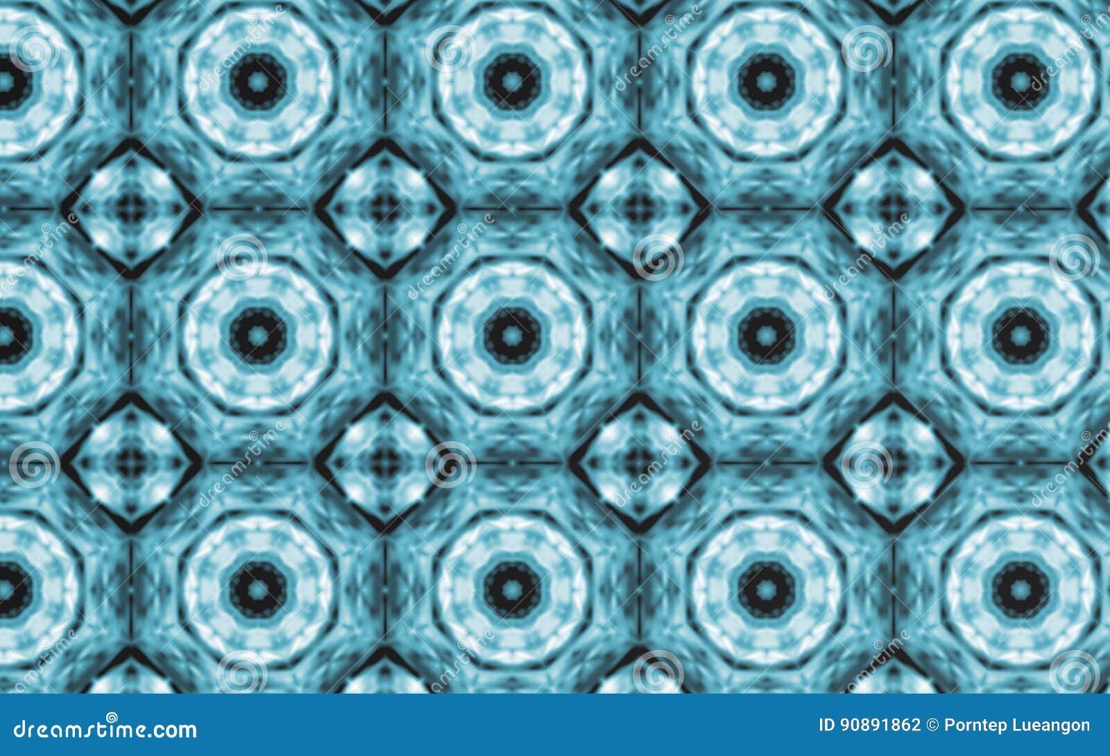 Abstract Blue Circle Pattern Background Stock Illustration ...