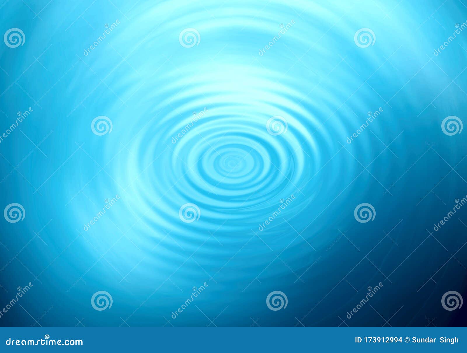 Abstract Blue Circle Water Drop Ripple with Wave, Texture Background ...