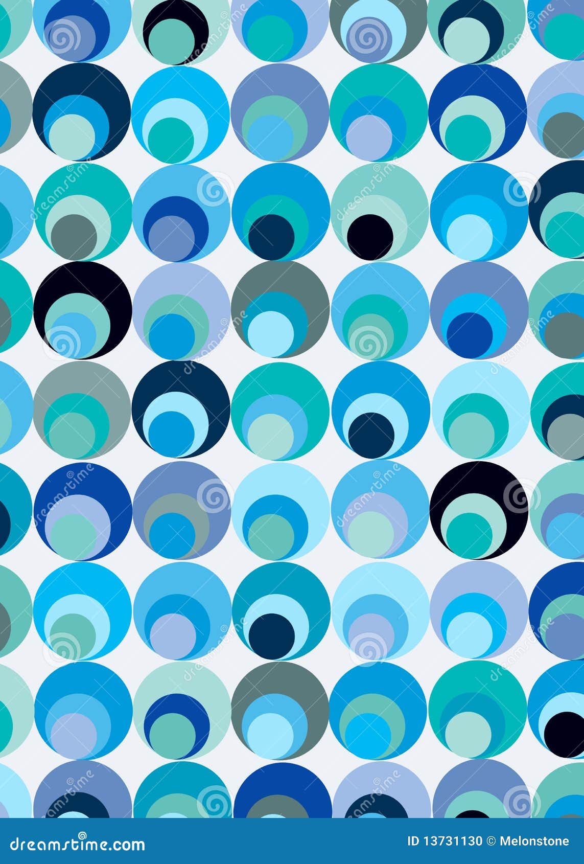 Abstract blue circles stock illustration. Illustration of design - 13731130