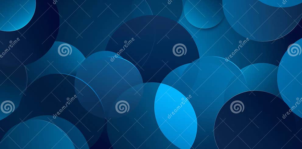Abstract Blue Circles stock image. Image of geometry - 324879653