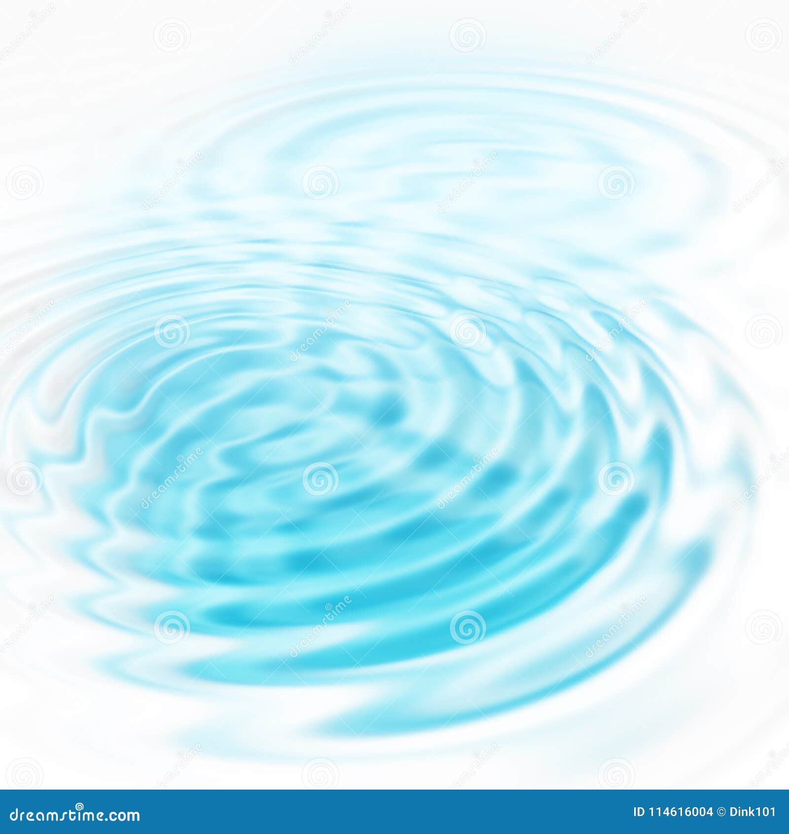 Abstract Blue Circular Water Ripples Stock Illustration - Illustration ...
