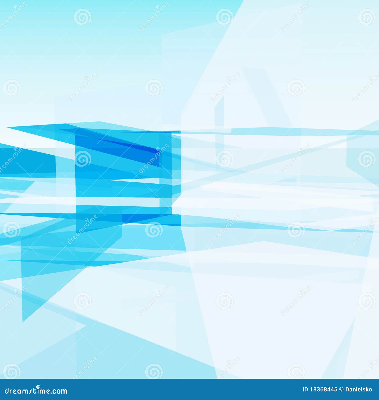 Abstract Blue Clean Background with Copyspace Stock Illustration ...