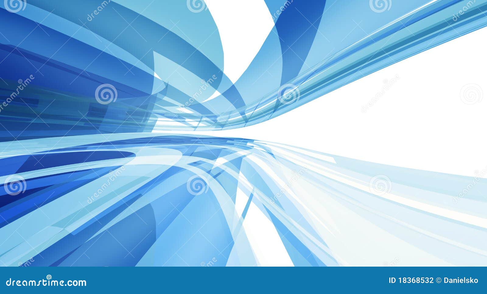 Abstract Blue Clean Background with Copyspace Stock Illustration ...