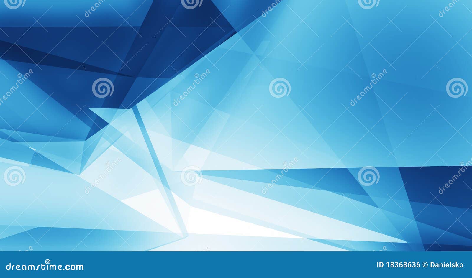 Abstract Blue Clean Background with Copyspace Stock Illustration ...
