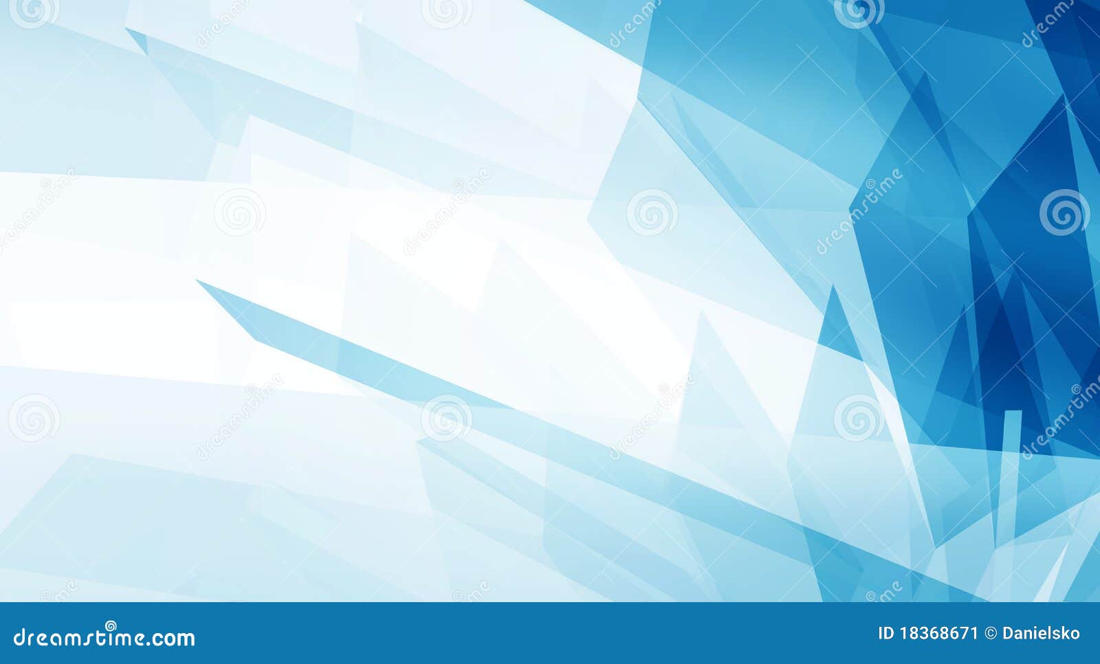 Abstract Blue Clean Background with Copyspace Stock Illustration ...