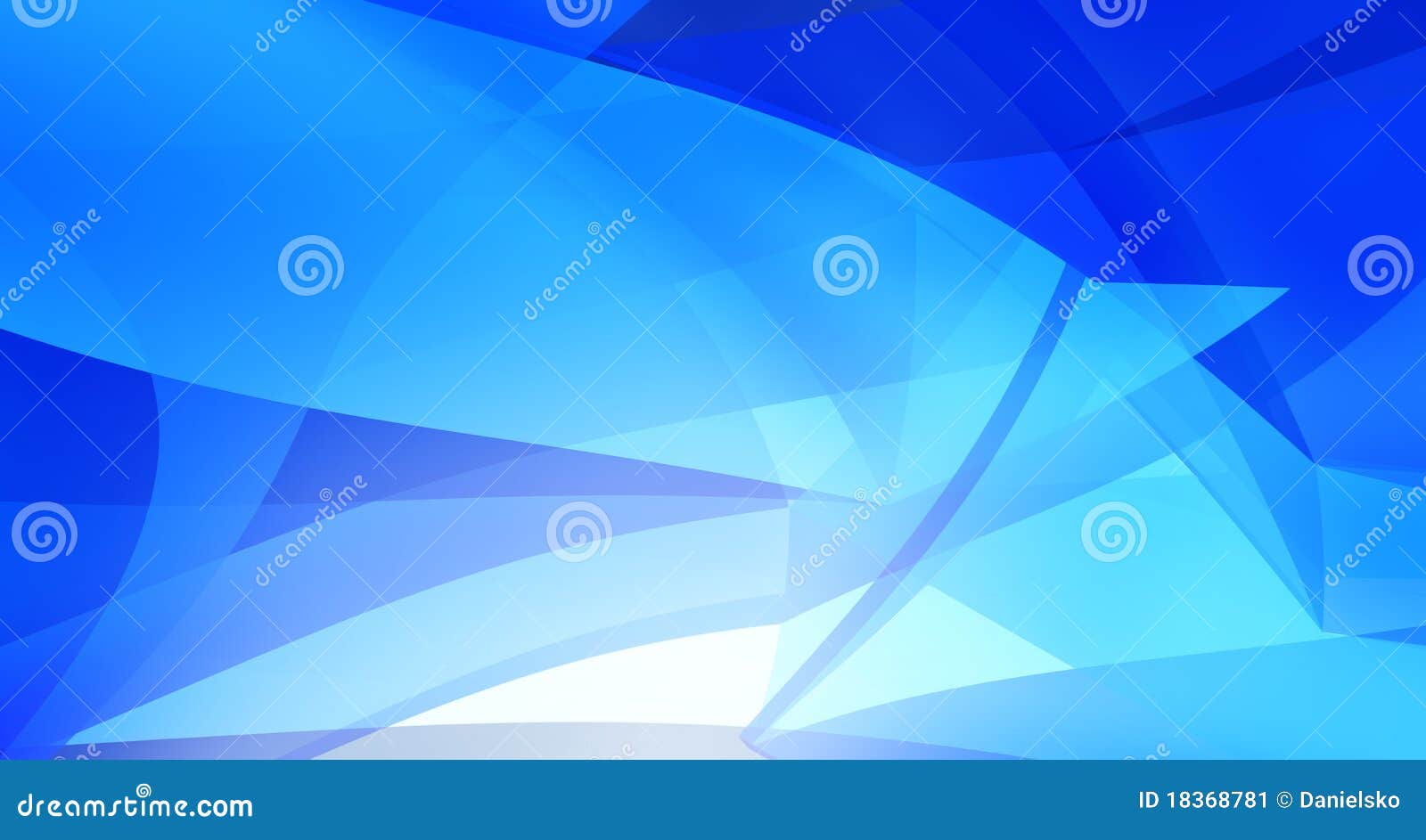 Abstract Blue Clean Background with Copyspace Stock Illustration ...