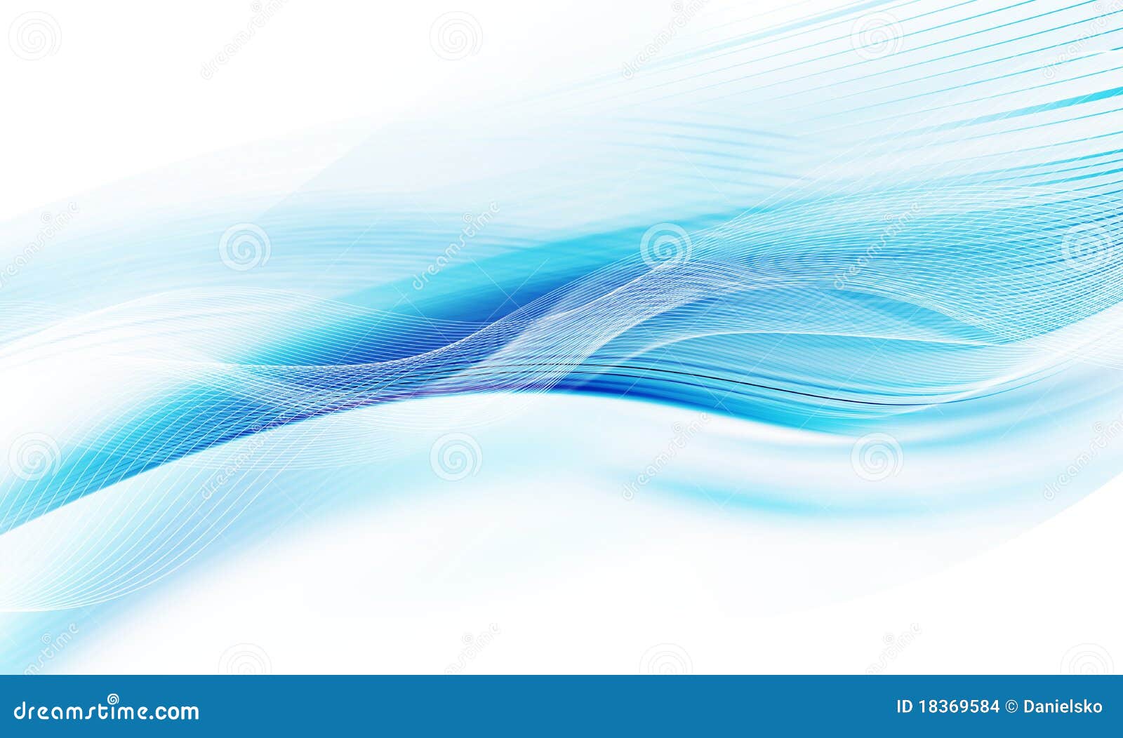 Abstract Blue Clean Background with Copyspace Stock Illustration ...