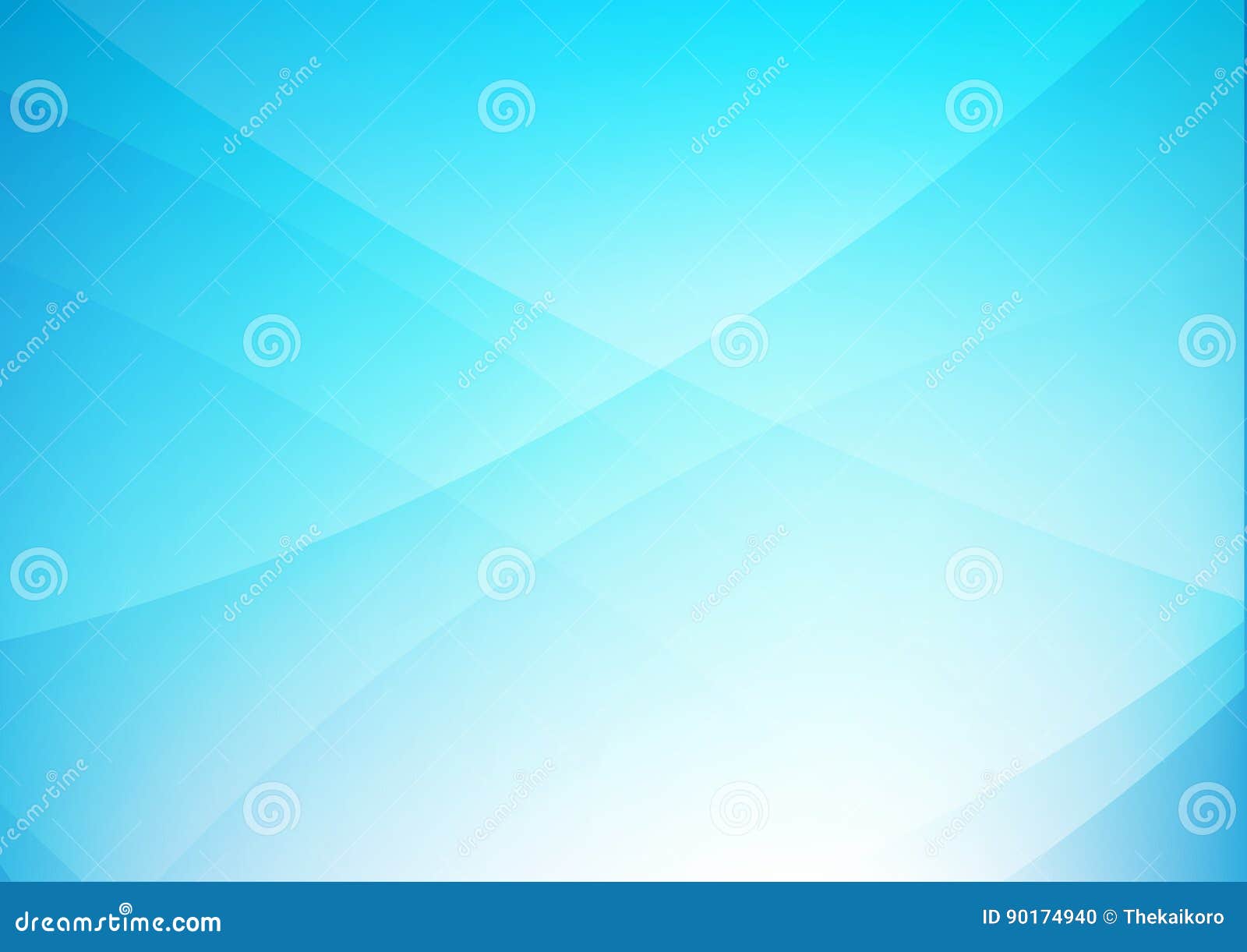 Abstract Blue Clean Background with Simply Curve Lighting Element ...