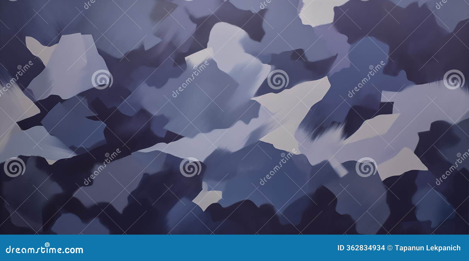 Abstract Blue Cloud Texture with Soft, Irregular Shapes Creating a ...