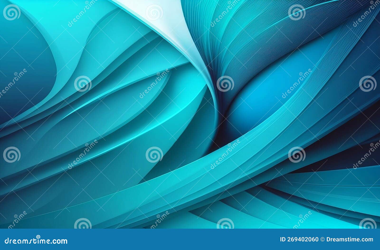 Abstract Blue Background, Wallpaper of Waves, Veils Texture, Dynamic ...