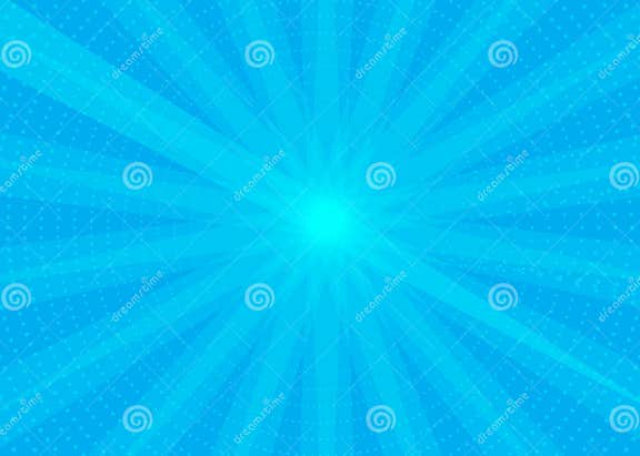 Abstract Blue Color Comic Book Background Design. Stock Vector ...