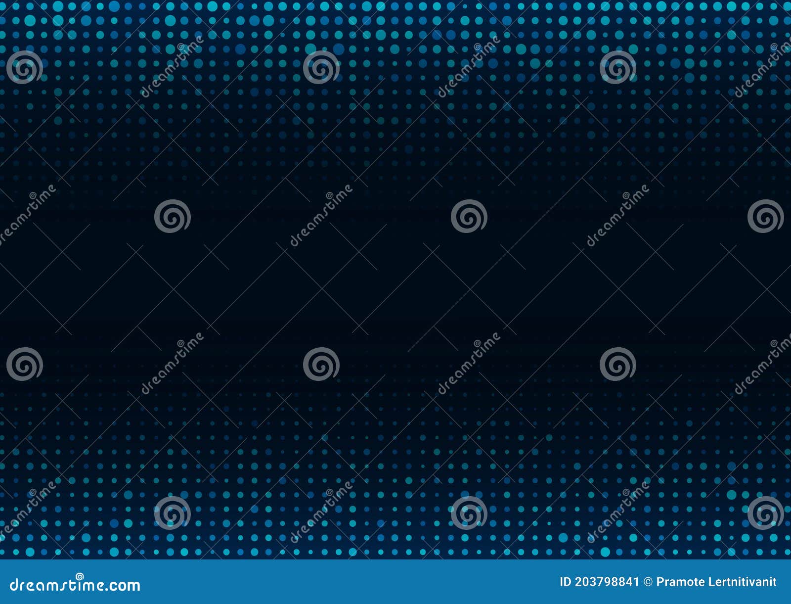 Abstract Blue Color Dot Pattern on Dark Blue Background with Copy Space ...