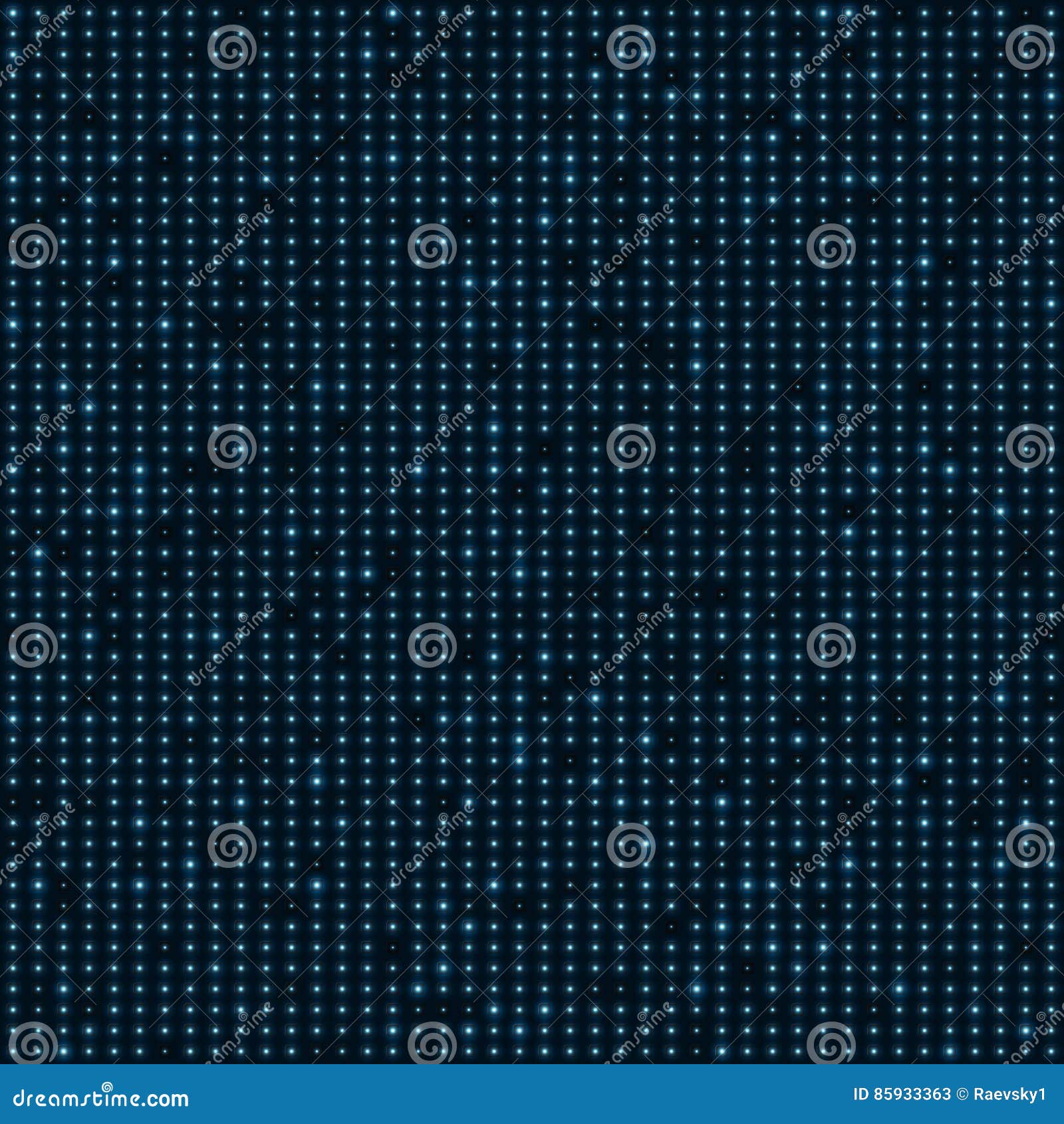 Abstract Blue Color Neon Dots, Dotted Technology Background. Glowing ...