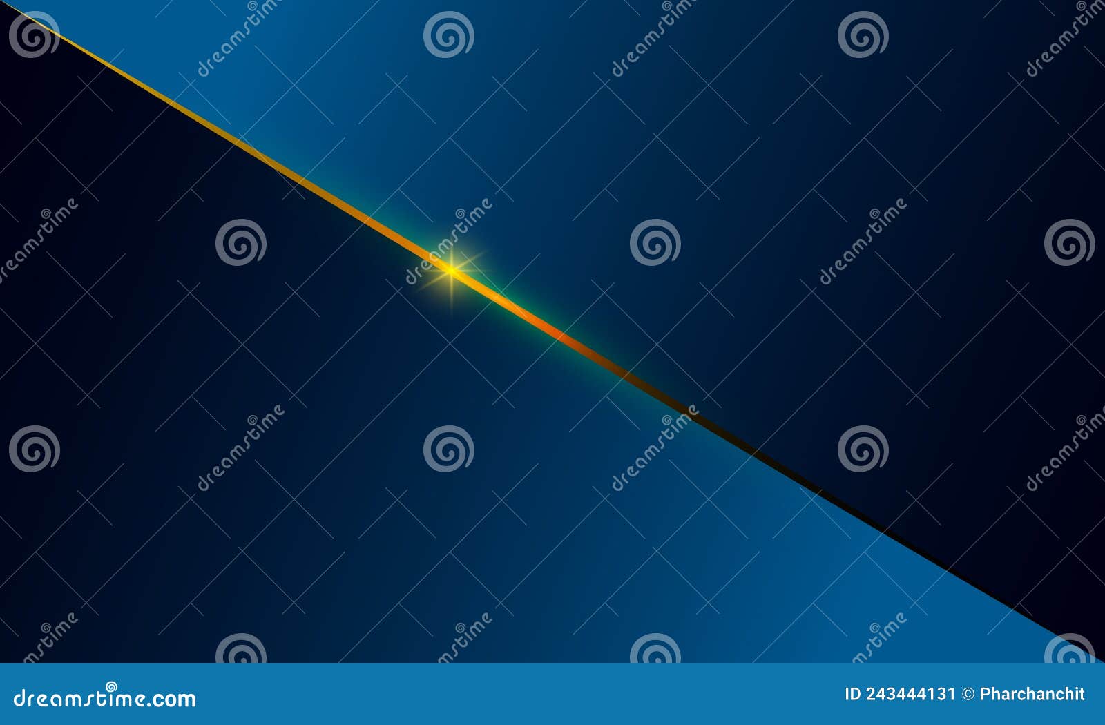 Abstract Blue Color Polygon Triangles Shape Background. Glowing Stock ...