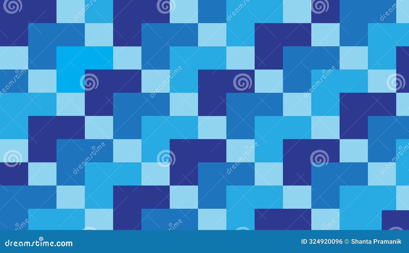 Abstract Blue Color Rectangle Shape Background Stock Illustration ...