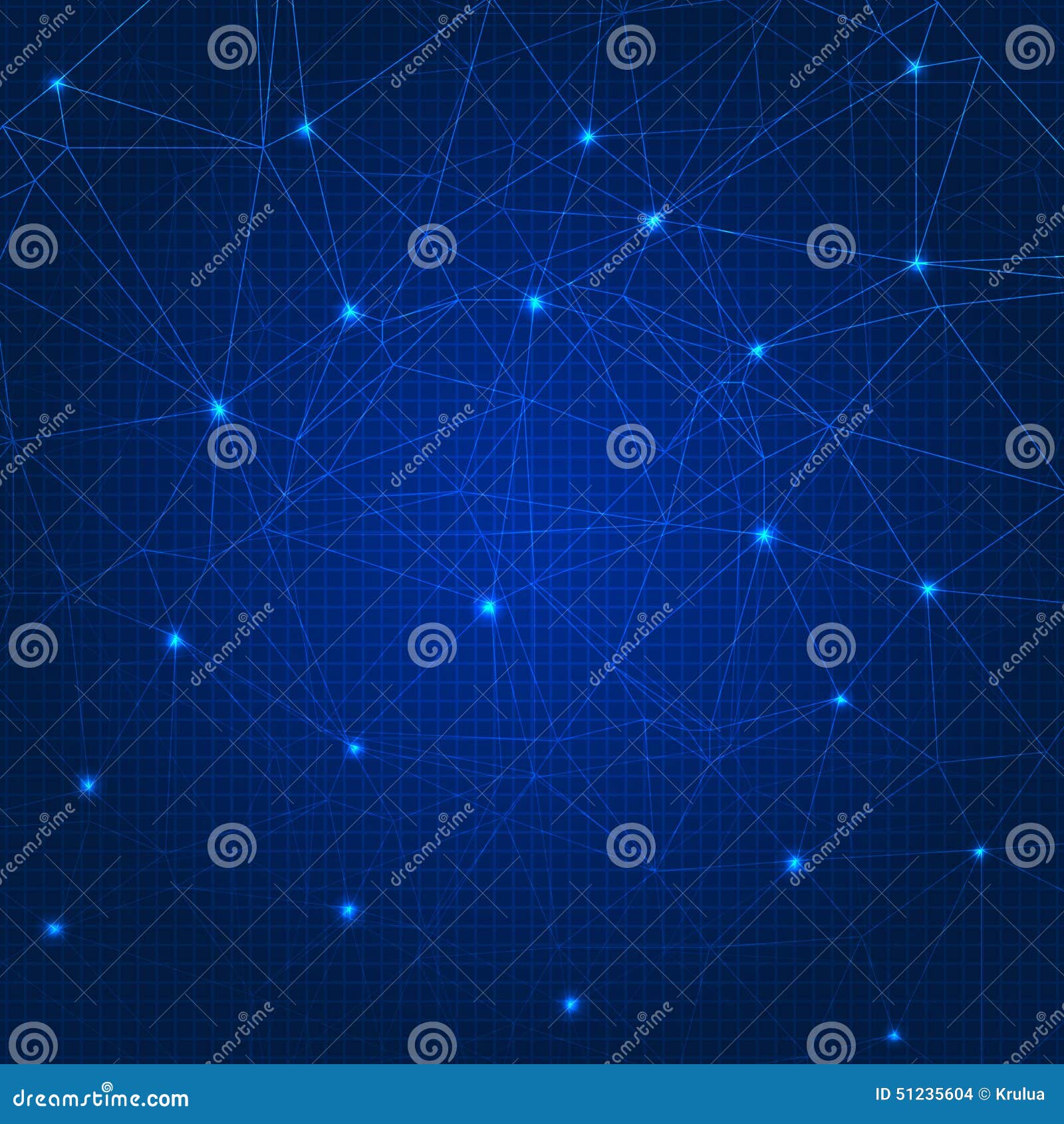 Abstract Blue Color Technological Background. Stock Vector ...