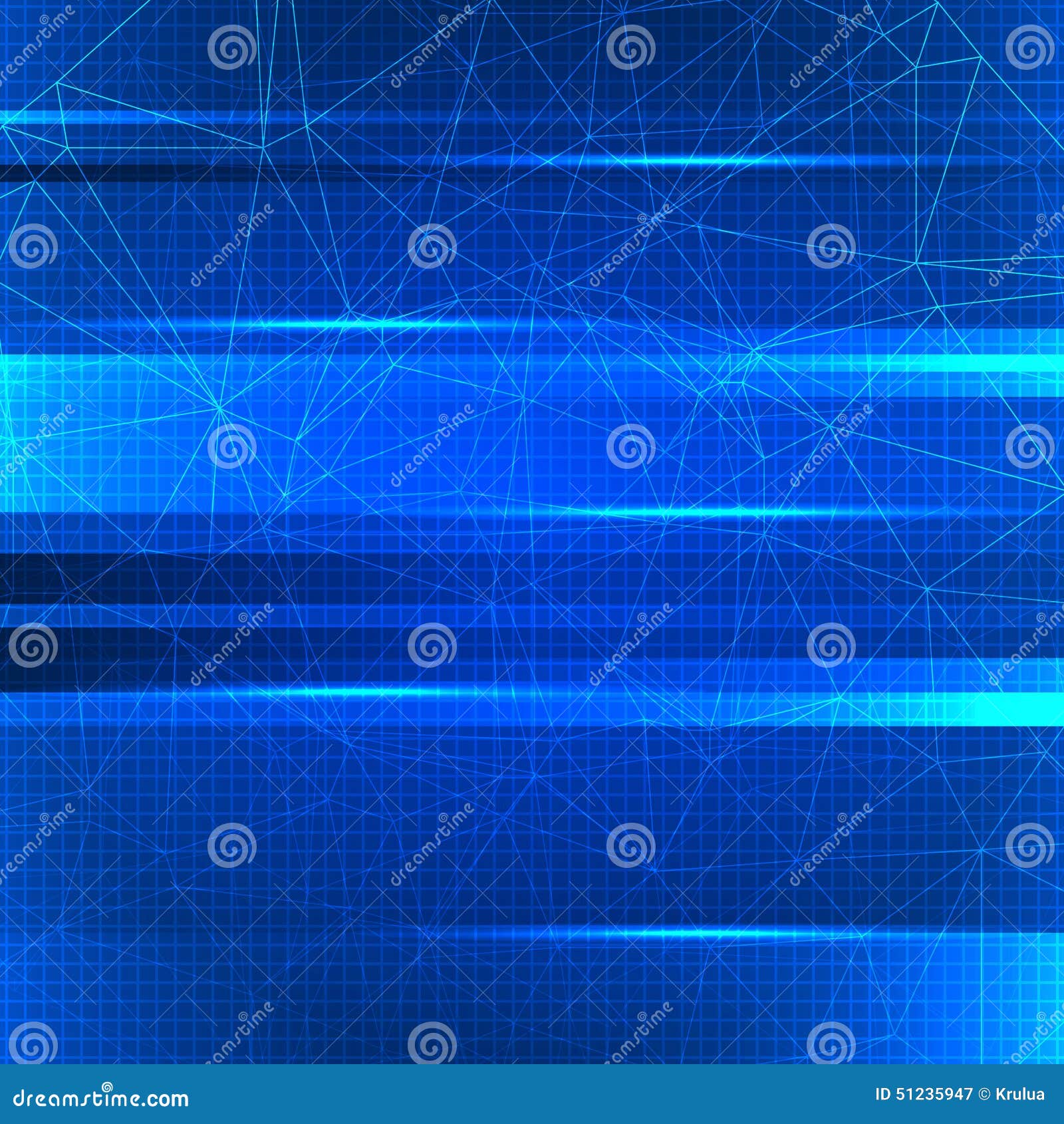 Abstract Blue Color Technological Background. Stock Vector ...