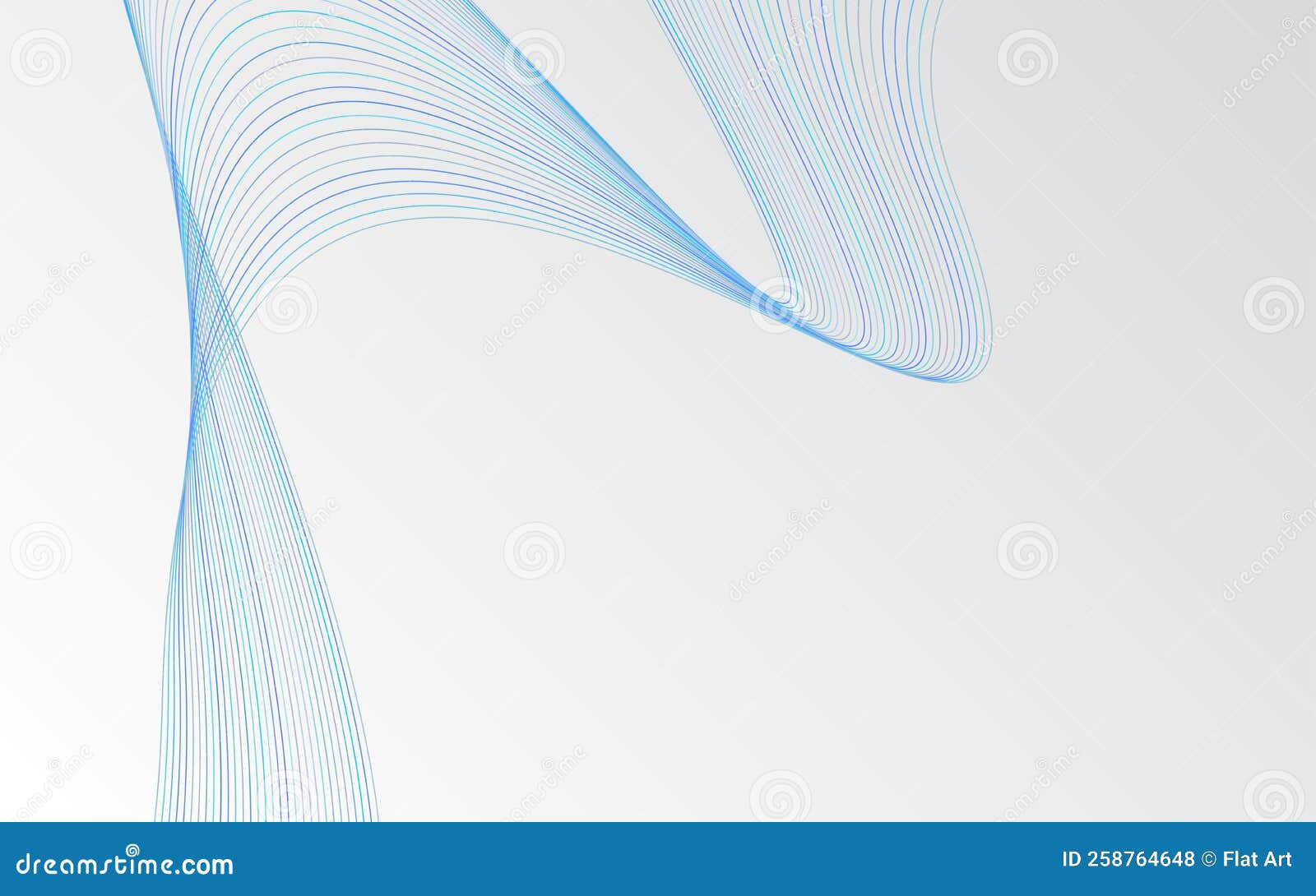 Abstract Blue Color Technology Line Wave Background Stock Vector ...