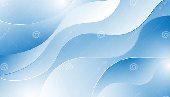 Abstract Blue Color Wave Background Stock Illustration - Illustration ...