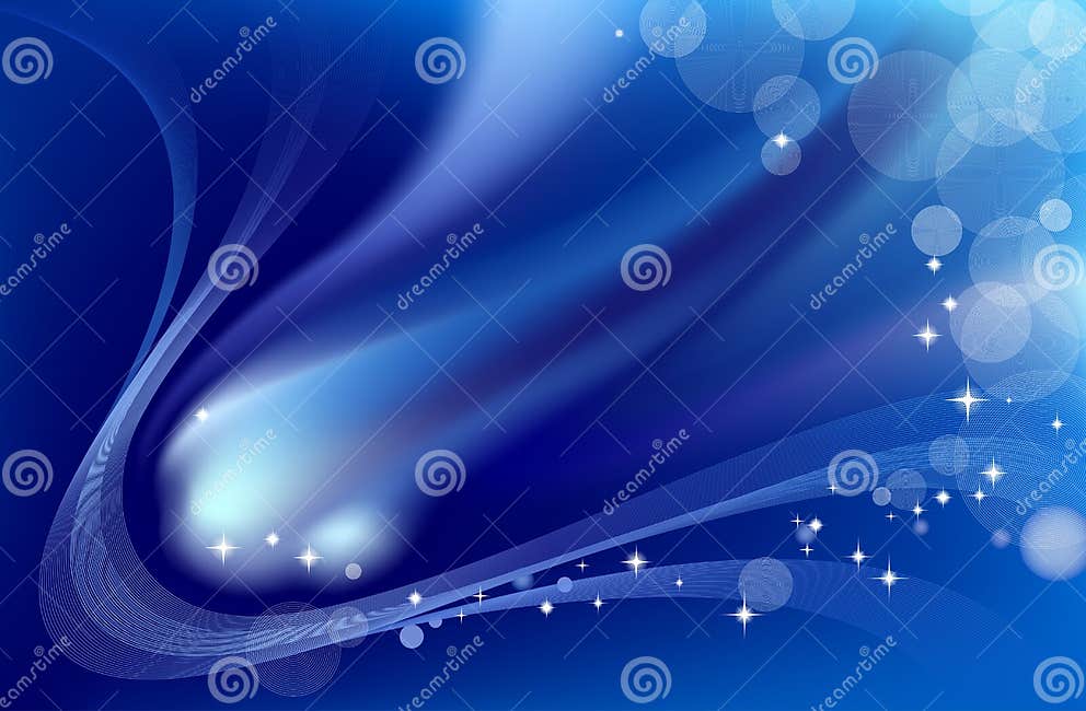 Abstract blue comet stock vector. Illustration of comet - 10847902