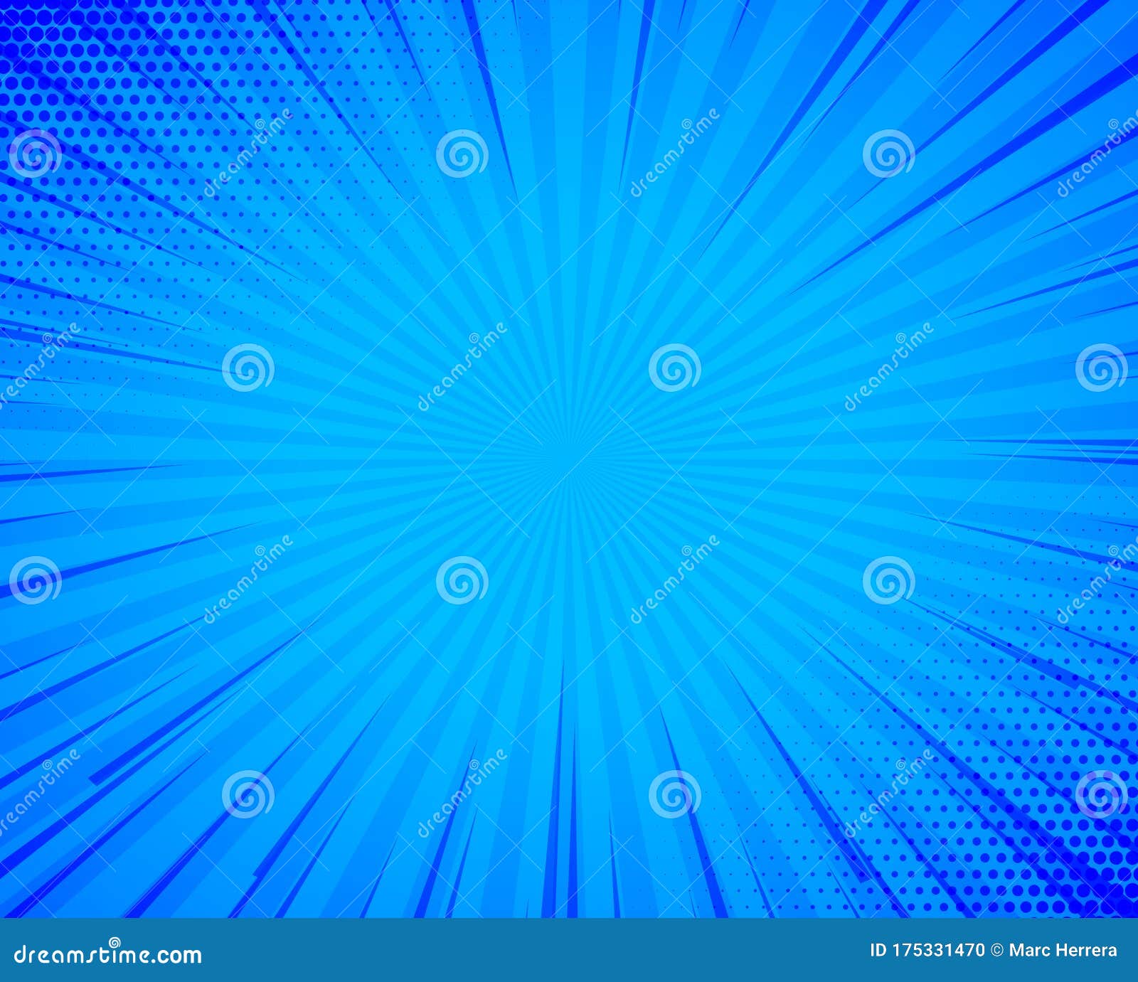 Abstract Blue Comic Background Design Stock Vector - Illustration of ...