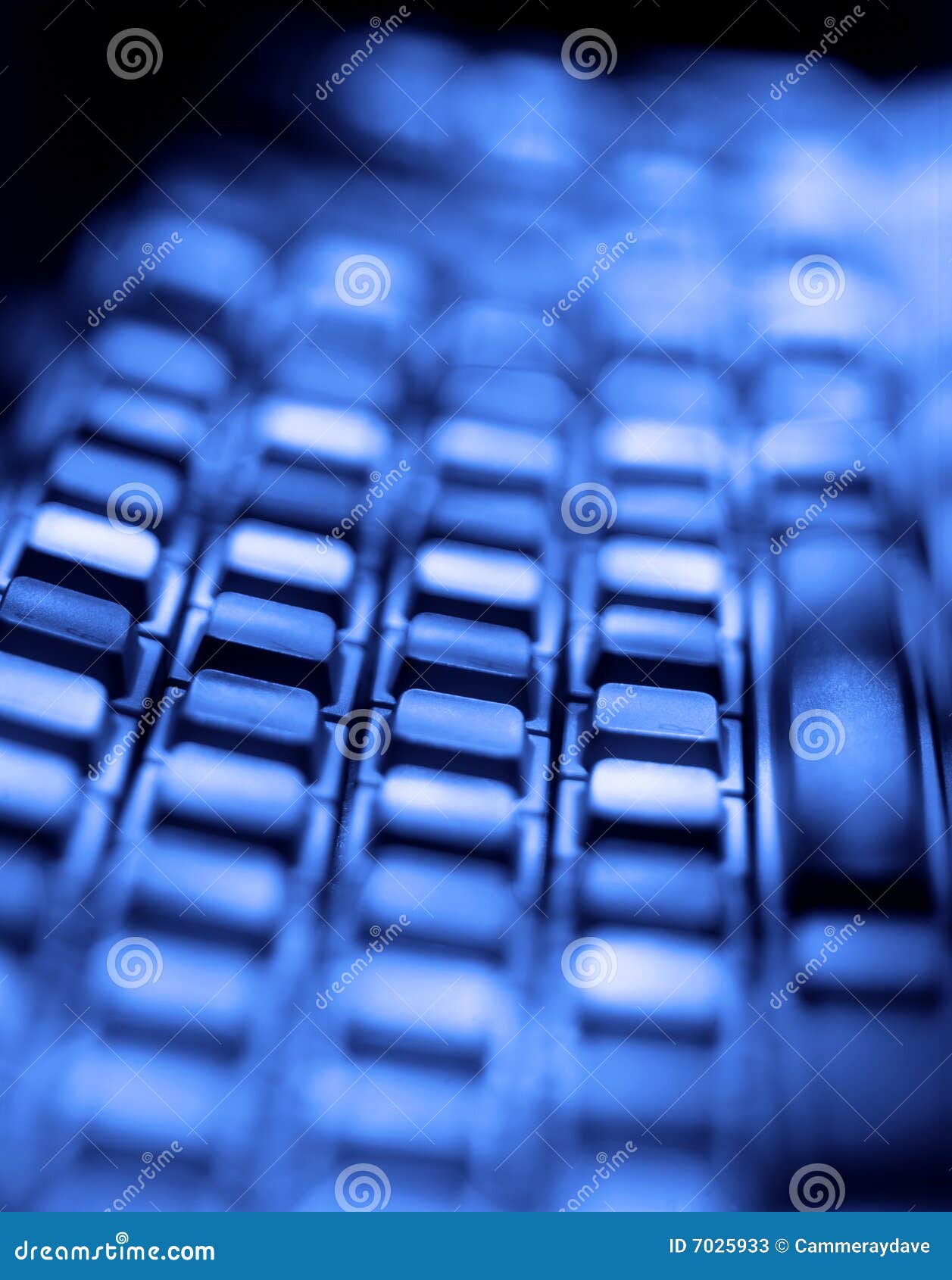Abstract Blue Computer Background Stock Image - Image of macro, world ...